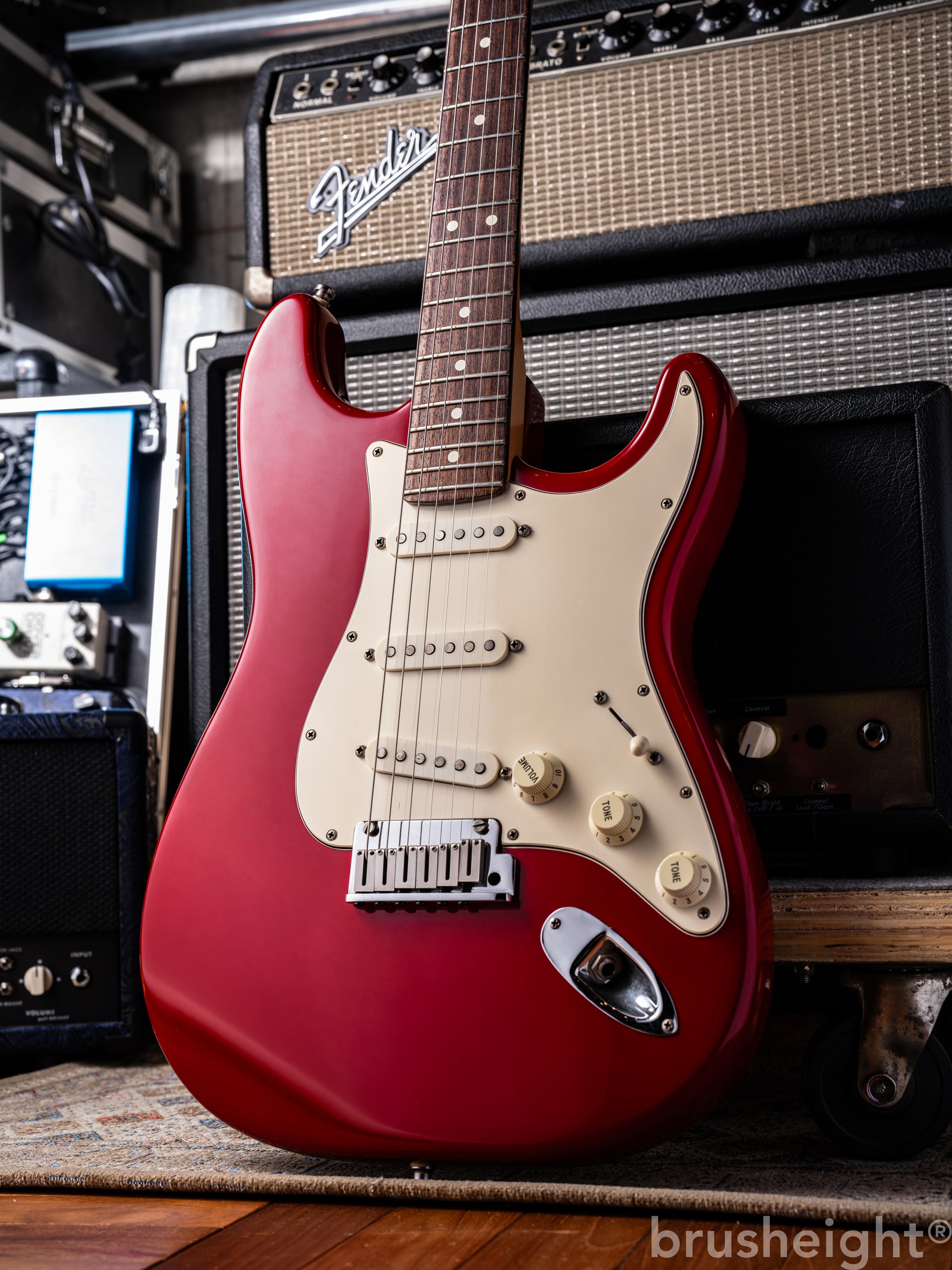 Fender USA American Standard 40th Anniversary Stratocaster “Lipstick R – brusheight