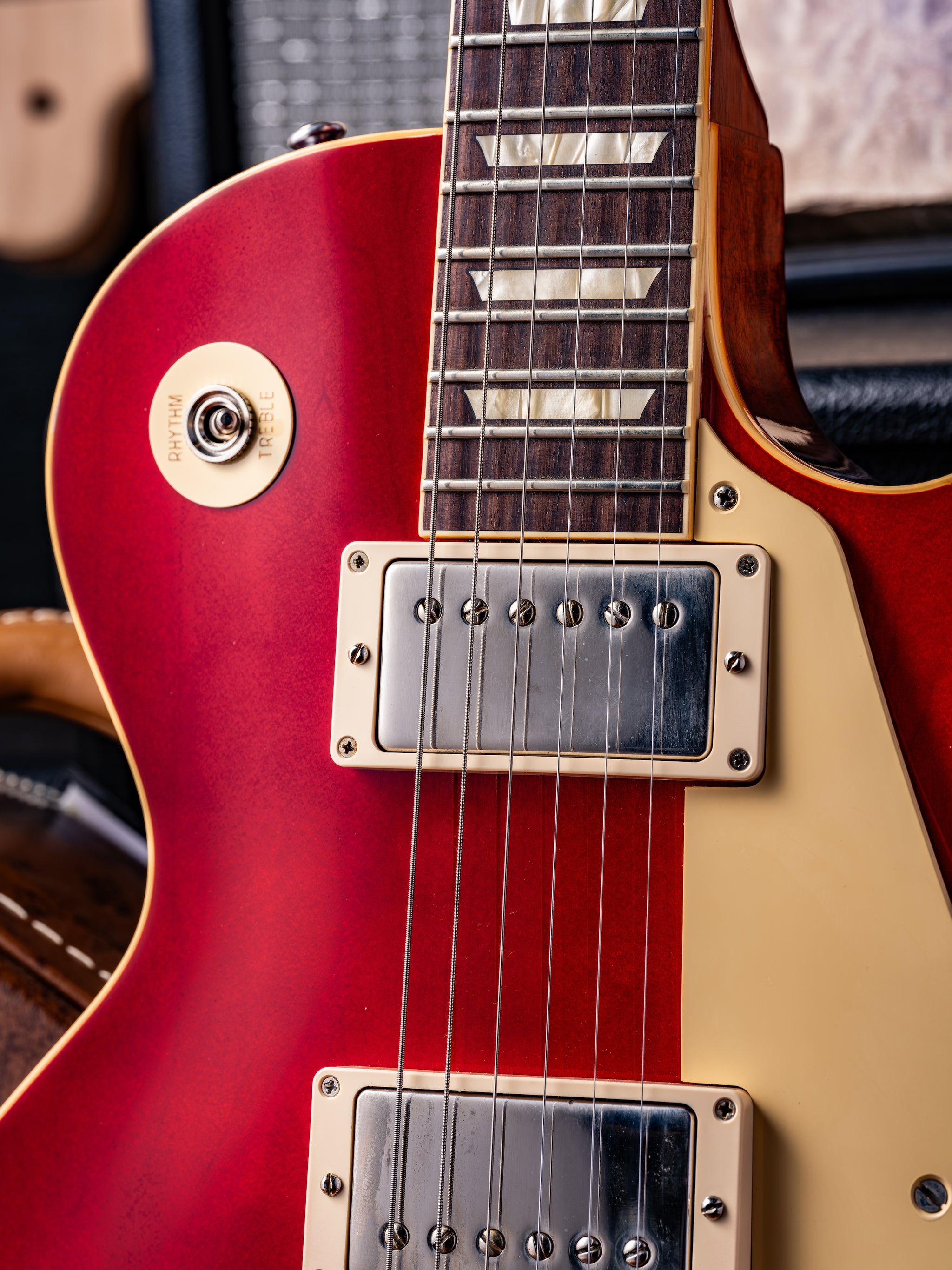 【SOLD】Gibson Custom Shop 1957 Les Paul Standard Reissue “Sweet Cherry” – brusheight