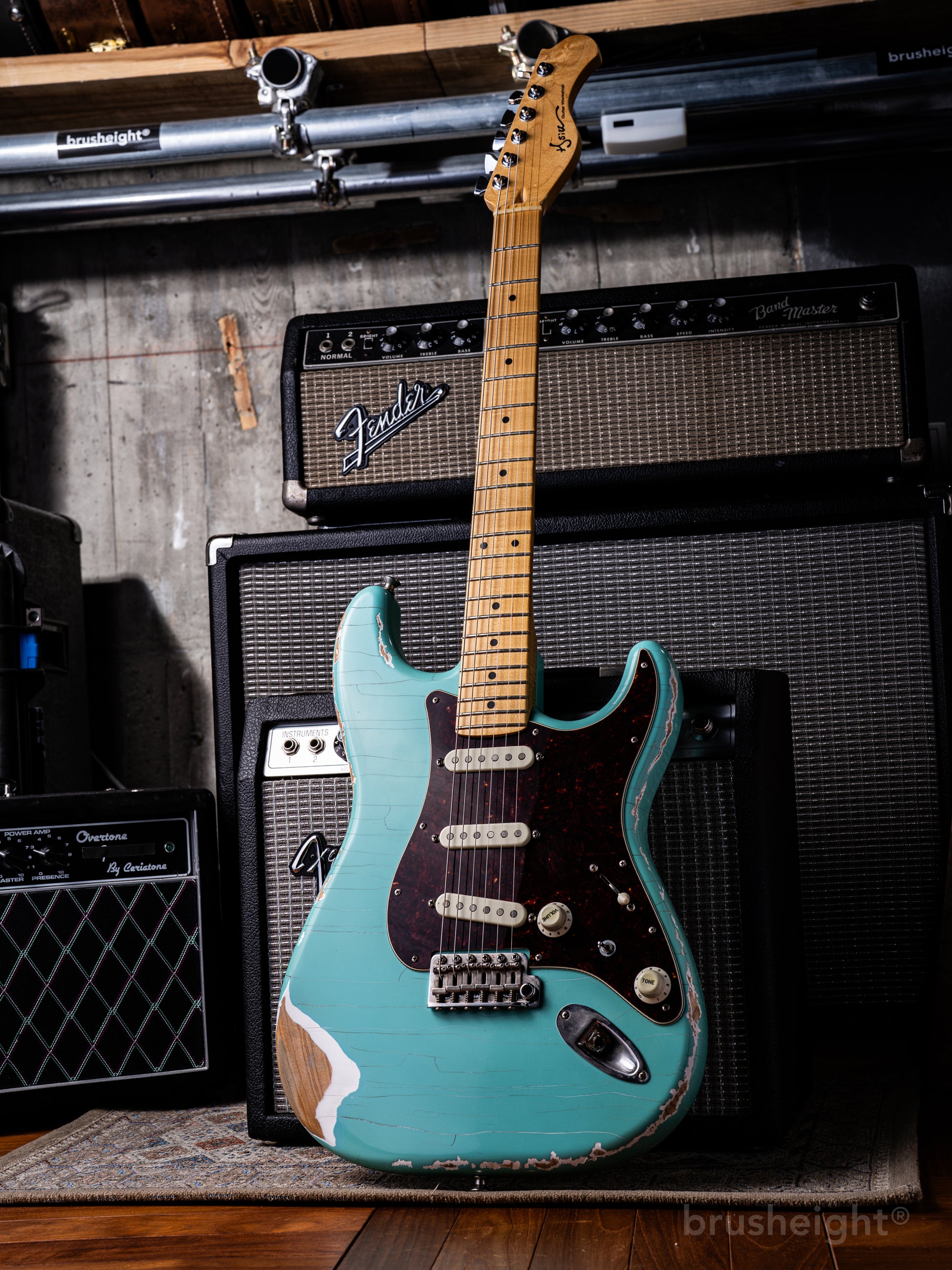 Hsiu Guitar Workshop Type S SSS “Seafoam Green” #018 – brusheight